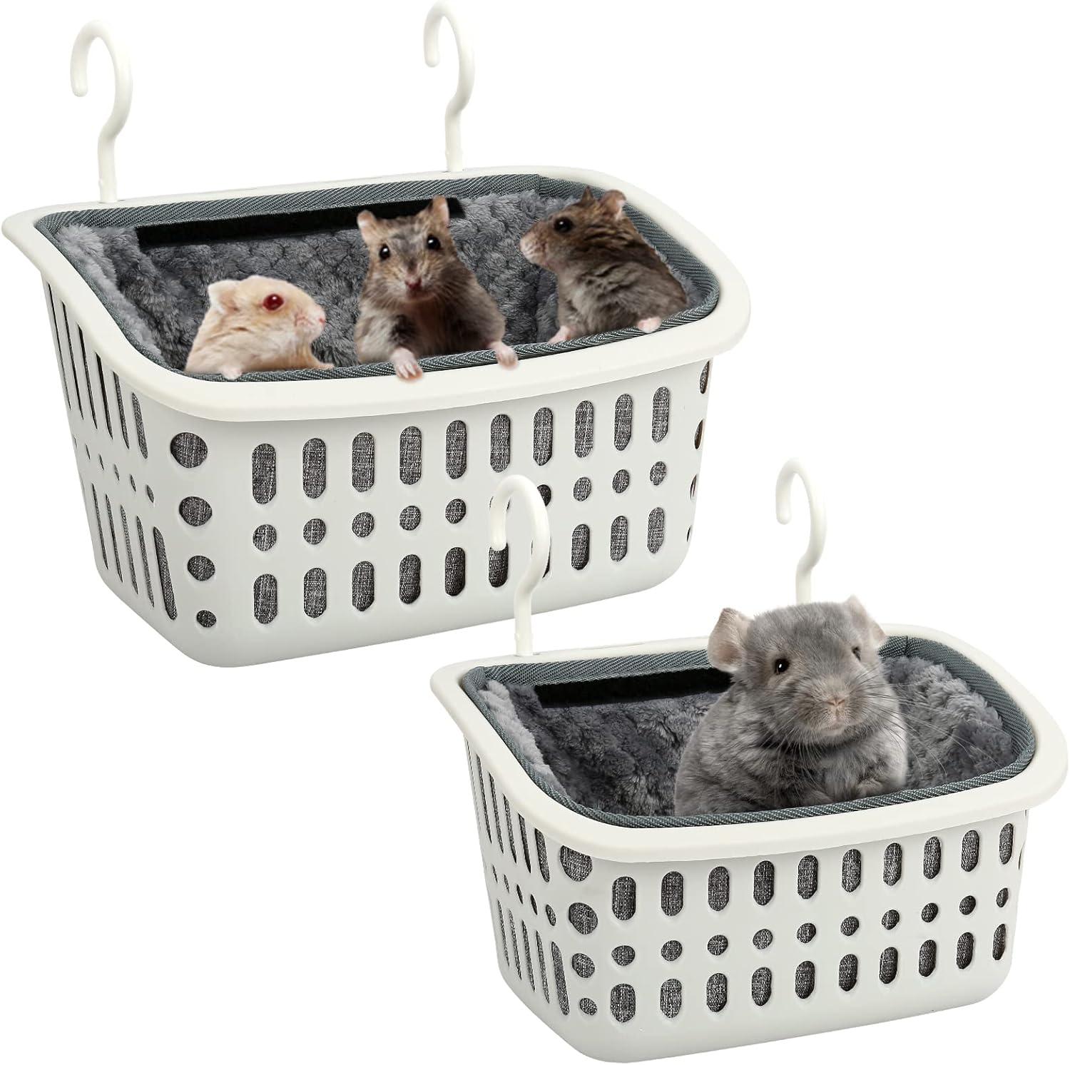 Amazon.com: KEXWEN 2-Pack Small Animal Hammocks - Hanging Beds for ...