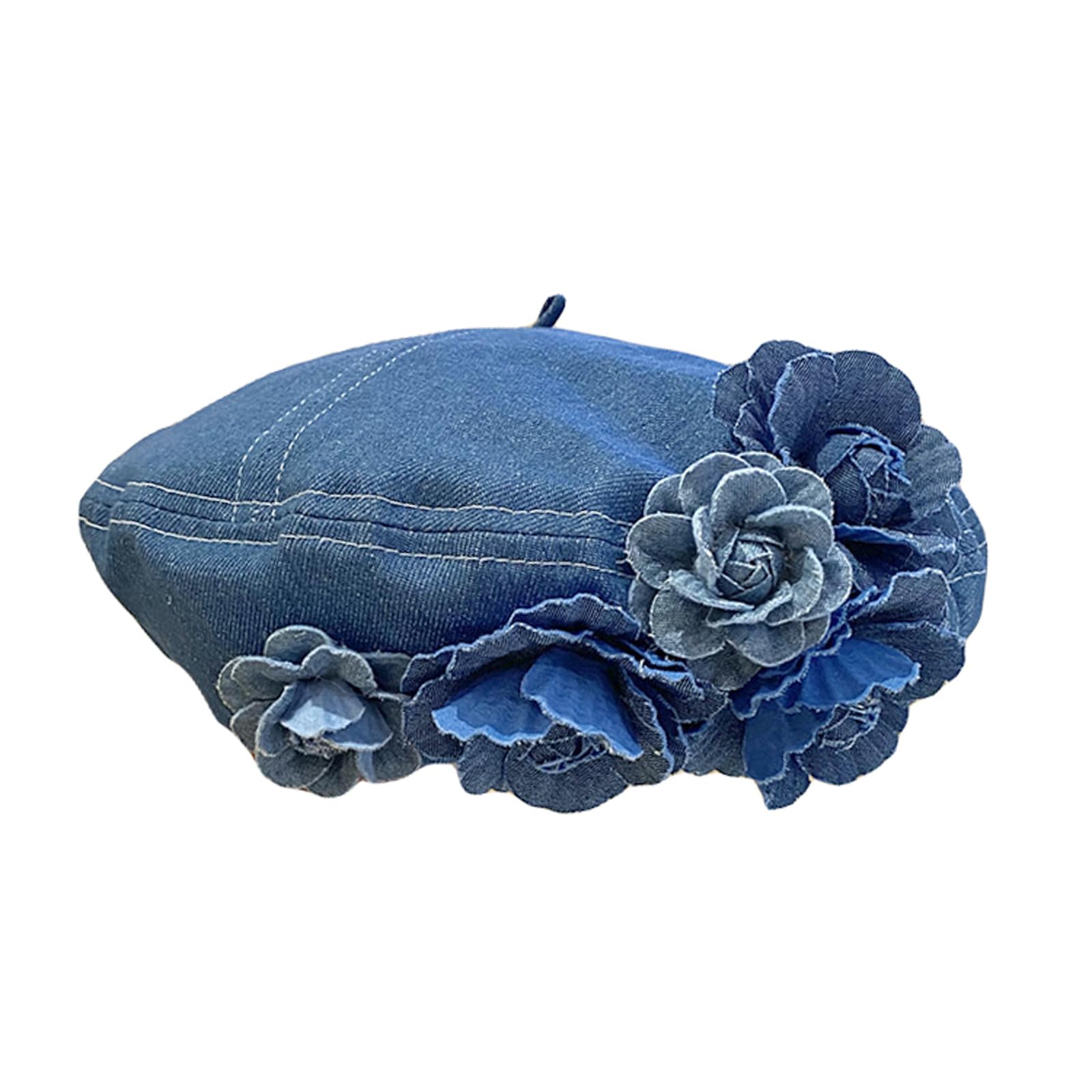 ZARSIO Denim Beret Hat Painter Hat for Women French Hat Artist Hat ...