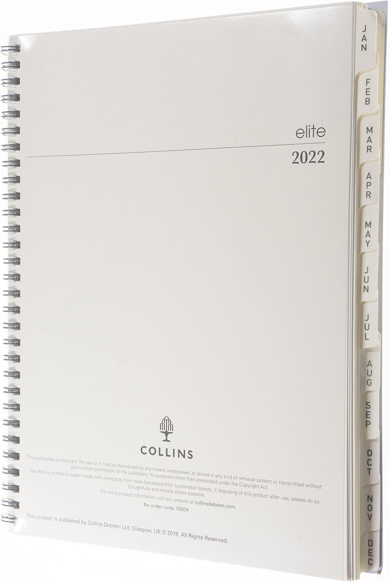 Collins 1100R 2019 Elite Diary Refill : Amazon.co.uk: Stationery ...