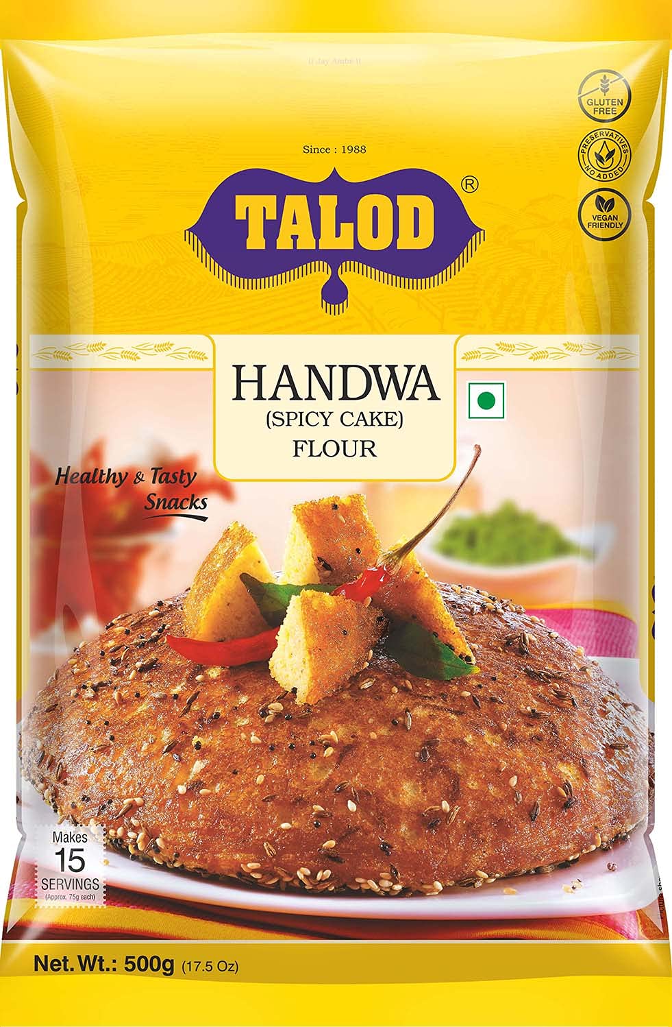 Amazon.com : Talod Instant Handwa Mix Flour - Ready to Cook Handwa ...