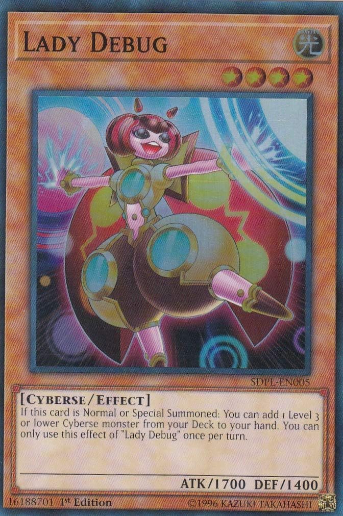 Amazon.com: Yu-Gi-Oh! -Lady Debug (SDPL-EN005) - 1st Edition - Super ...