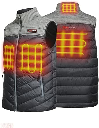 PROSmart Men's Heating Vest Lightweight Heated Vest with USB Battery ...