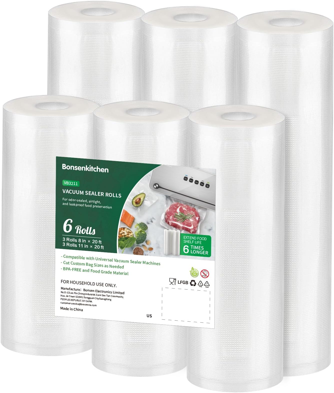 Amazon.com: FoodSaver Roll Combo Pack : Home & Kitchen