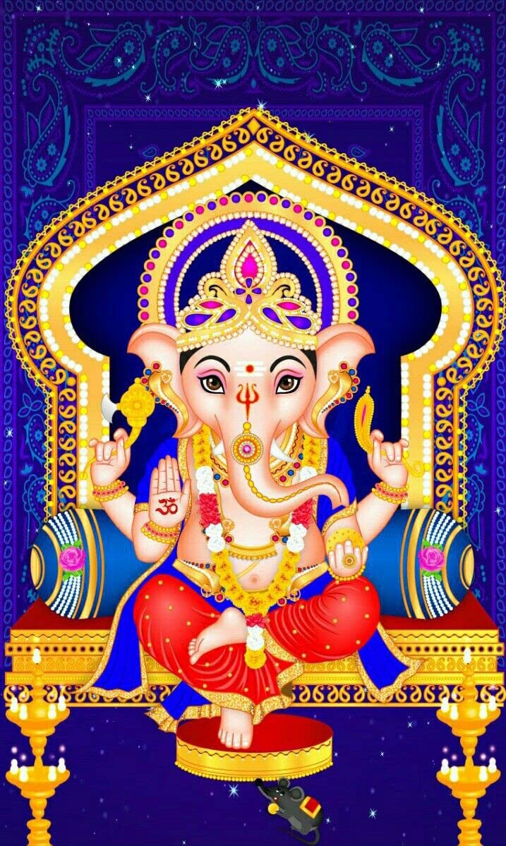 APM Ganpati Wall Sticker/Ganpati Bappa Fully Waterproof Vinyl Sticker ...