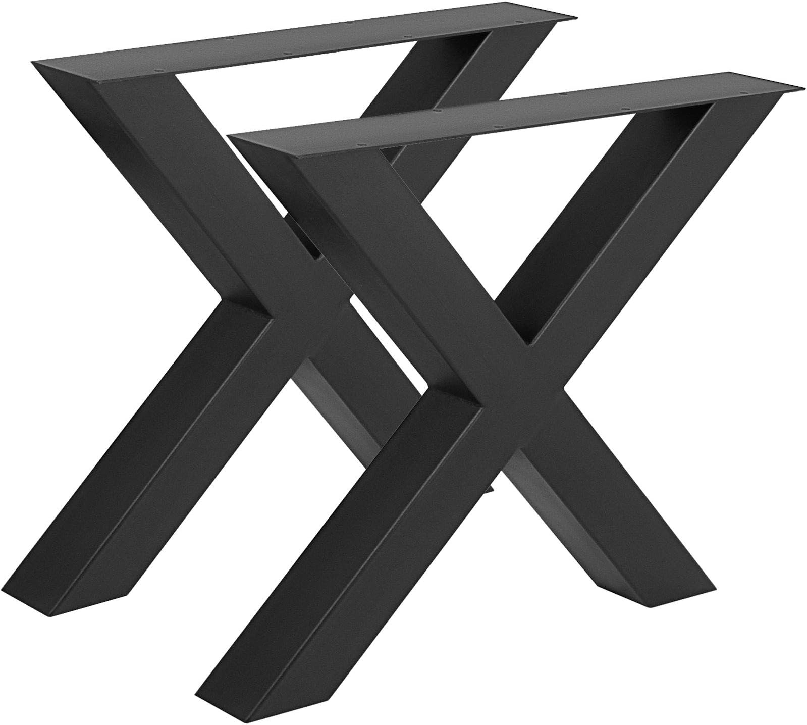 Hartleys Industrial Cross Table Legs - Choice of Size and Colour ...