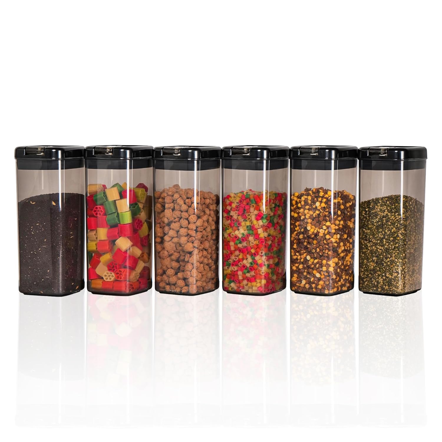 Buy POSH PLASTICWARE® Snaplock Airtight 1500 ml Plastic Square ...