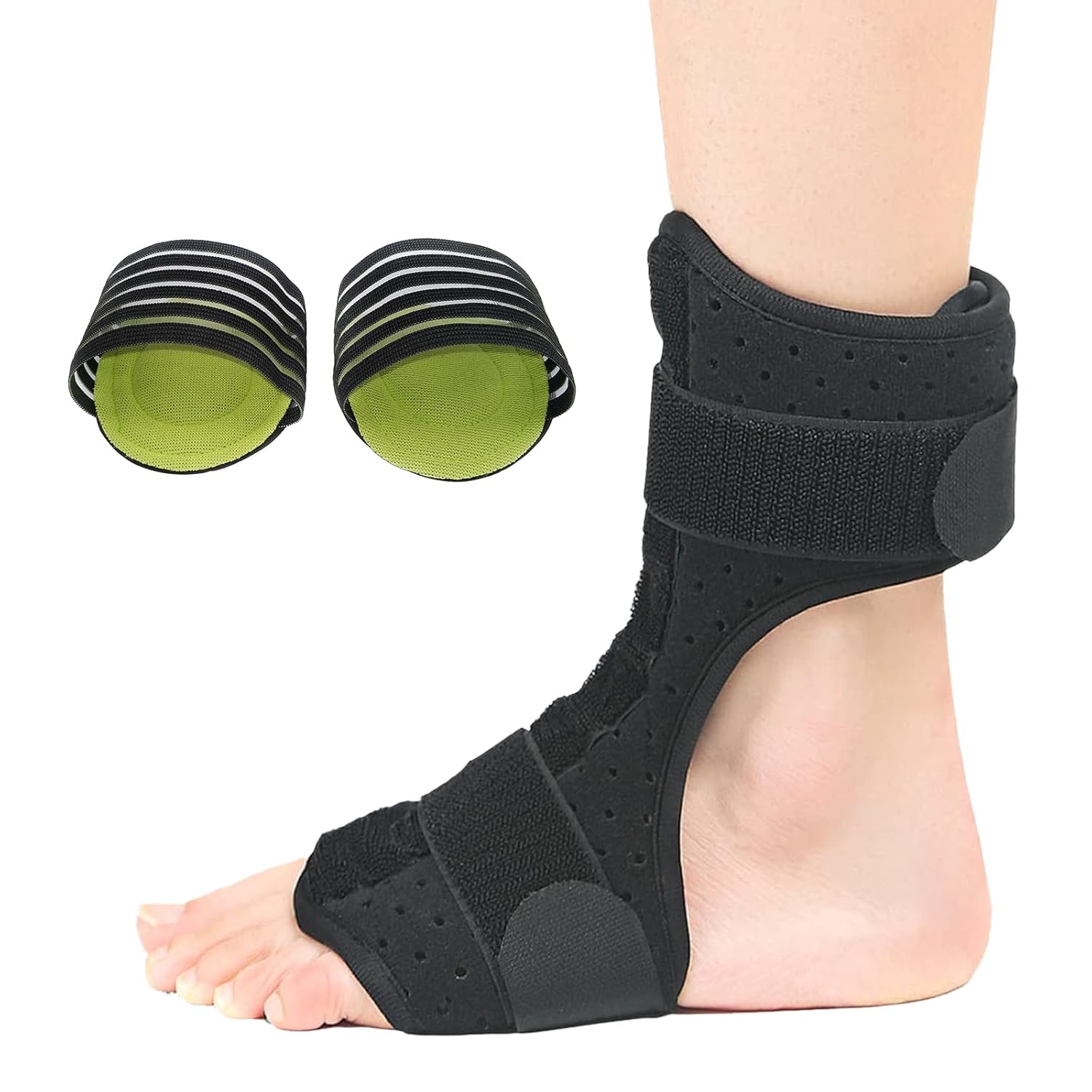 Plantar Fasciitis Night Splints，Adjustable High Elastic and Breathable ...