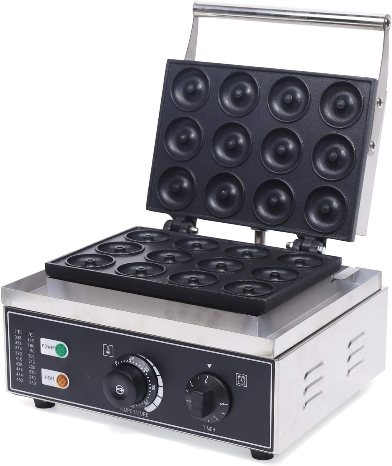 Amazon.com: Mini Donut Electric Maker Machine Nonstick Commercial ...