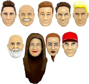 Amazon.com: Figures Toy Company Swappable Heads Accessory Pack Ultimate ...