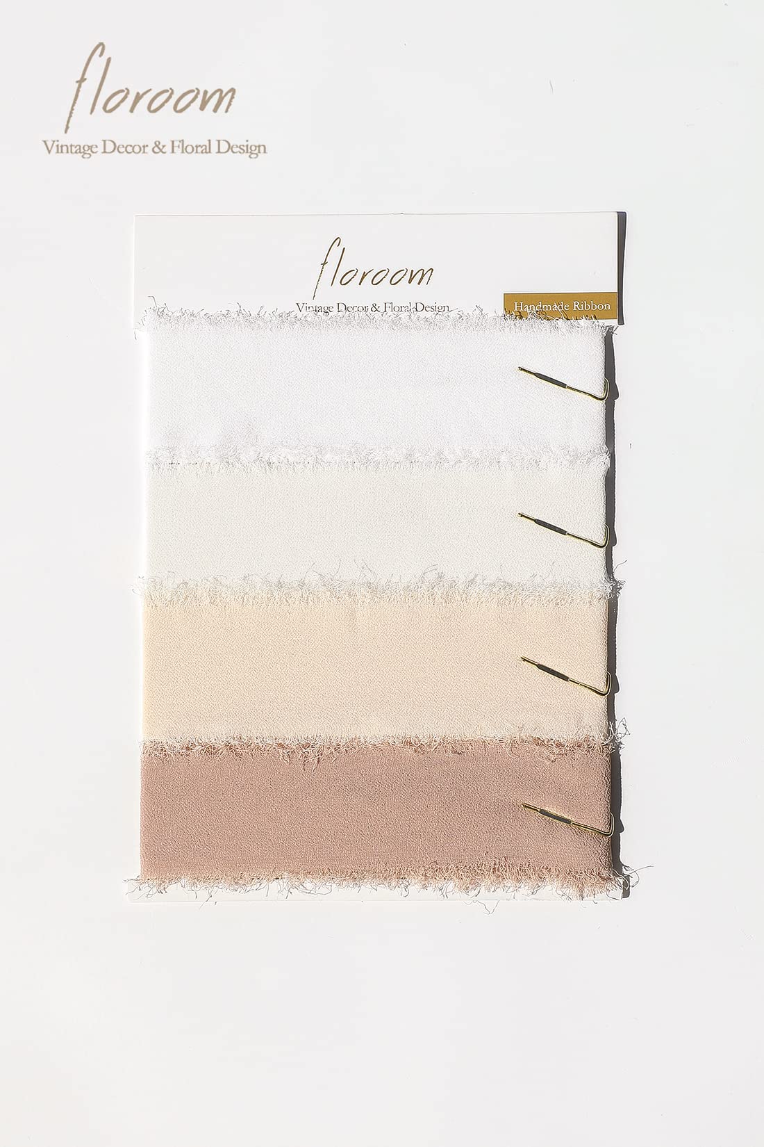 Snapklik.com : Floroom Handmade Fringe Chiffon Silk-Like Ribbon Smooth ...