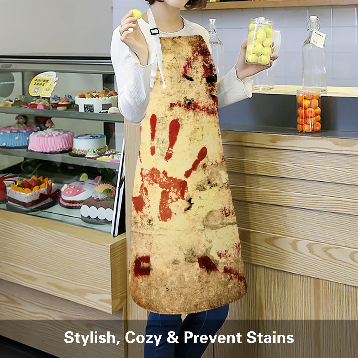Blood Stained Apron Bloody Apron | Th Halloween Bloody Apron Spooky ...