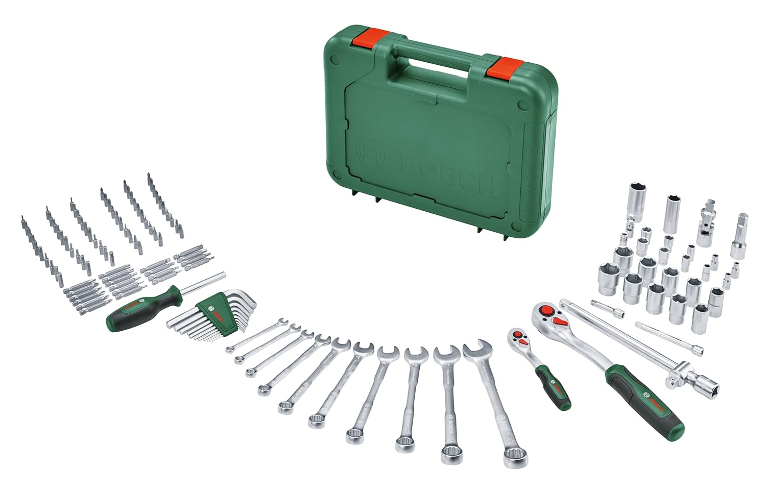 BOSCH 132-Piece Advanced Fastening Set Comprehensive, Durable, And ...