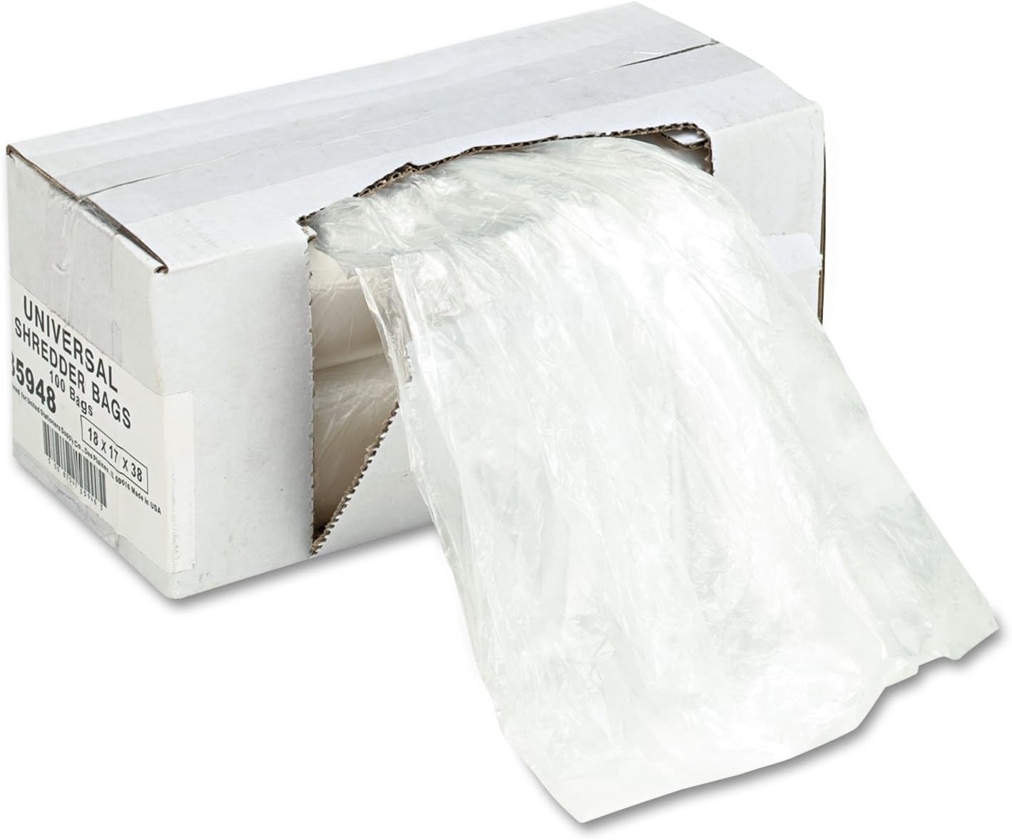 Amazon.com : Universal High-Density Shredder Bags, 56 Gal Capacity, 100 ...