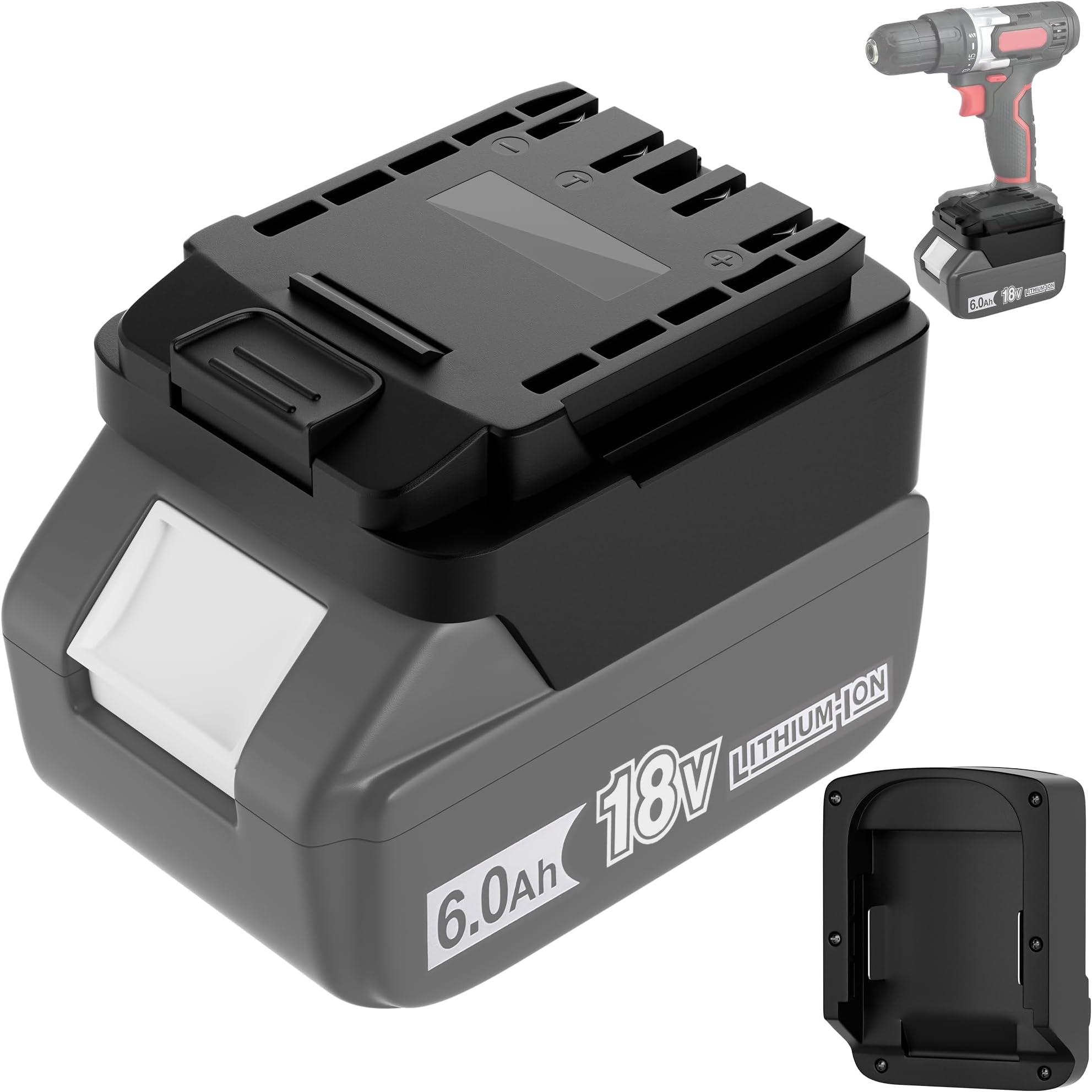 Amazon.com: Hyper Tough 20V Max 4.0Ah Battery Pack, HT21-401-003-11 ...