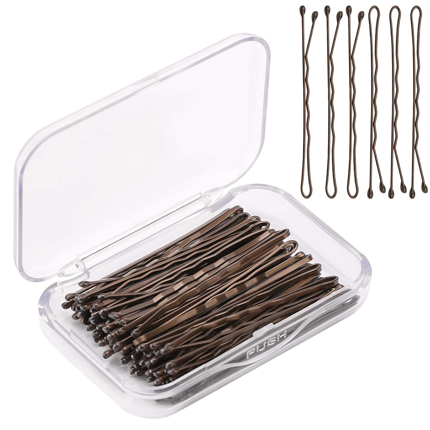 Amazon.com: AIEX 50Pcs Hair Pins Kit Hair Clips Secure Hold Bobby Pins ...