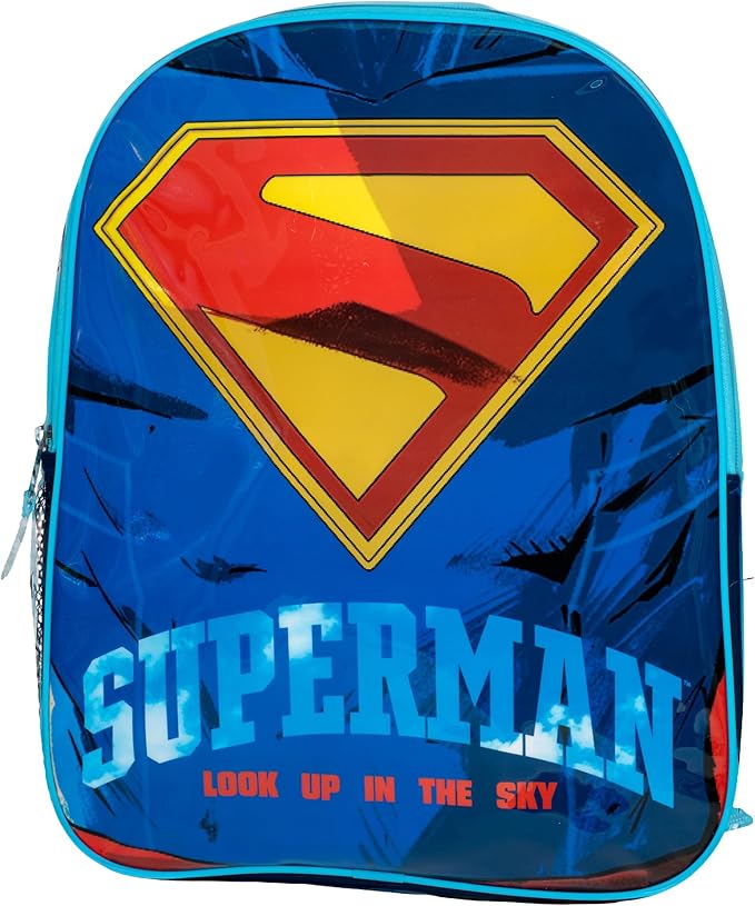 Amazon.com | AI ACCESSORY INNOVATIONS Superman Backpack, 15" Superhero ...