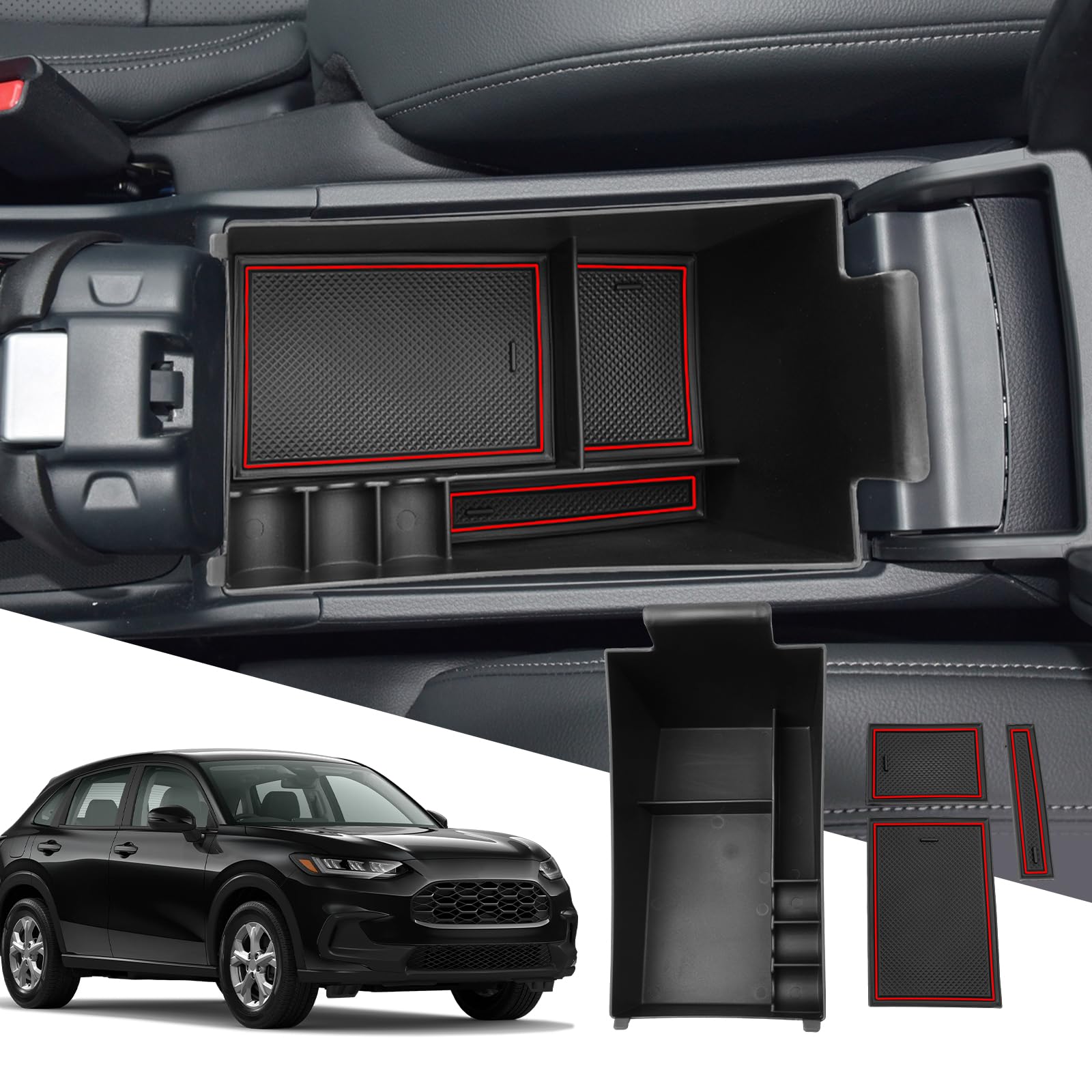 Snapklik.com : For 2023-2025 2026 HRV HR-V Center Console Organizer ...