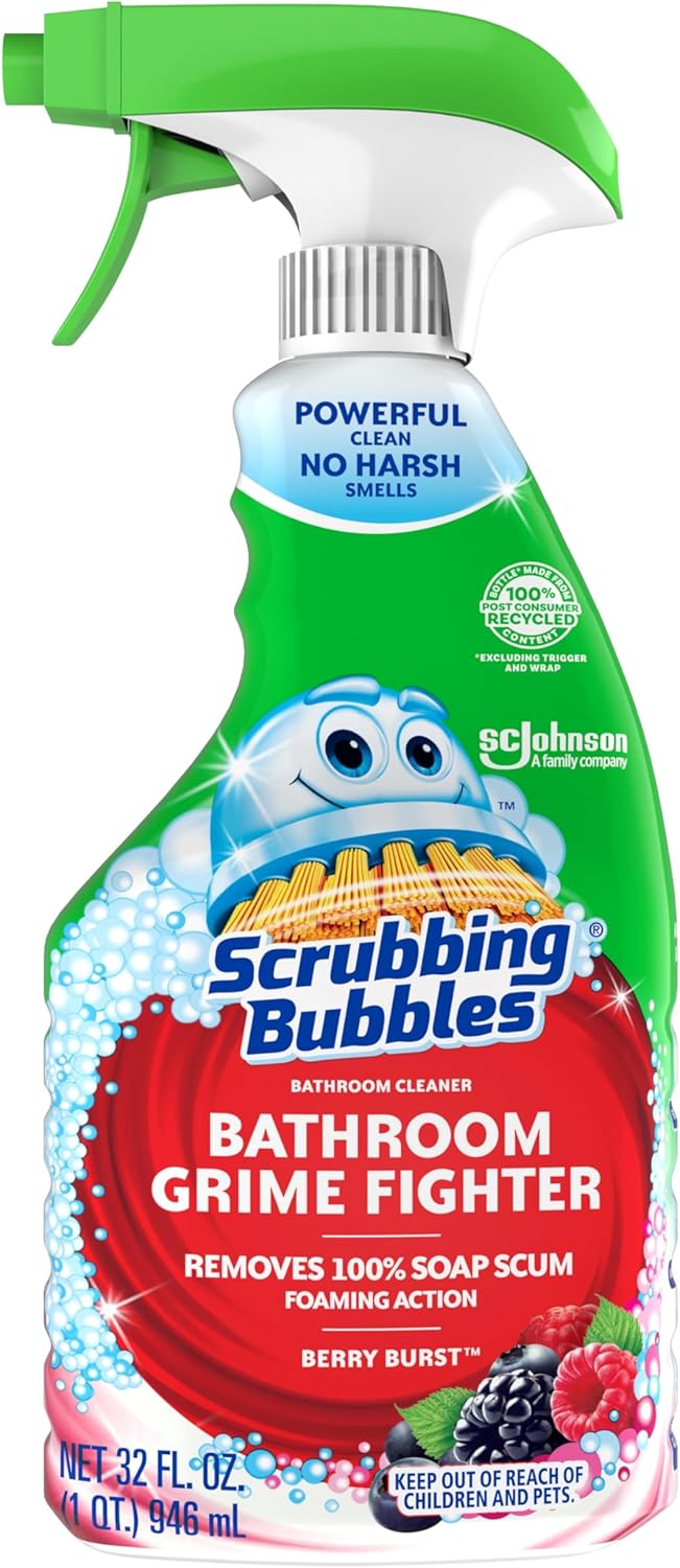 Amazon.com: Scrubbing Bubbles Bathroom and Shower Cleaner Spray ...