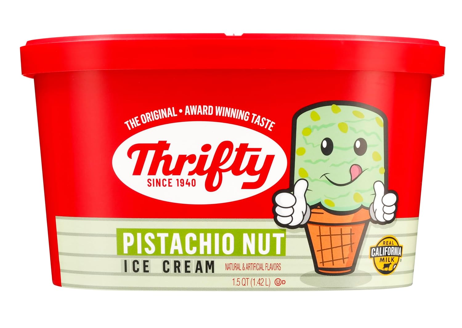 Amazon.com: Thrifty, Pistachio Ice Cream, 48 Ounce : Grocery & Gourmet Food