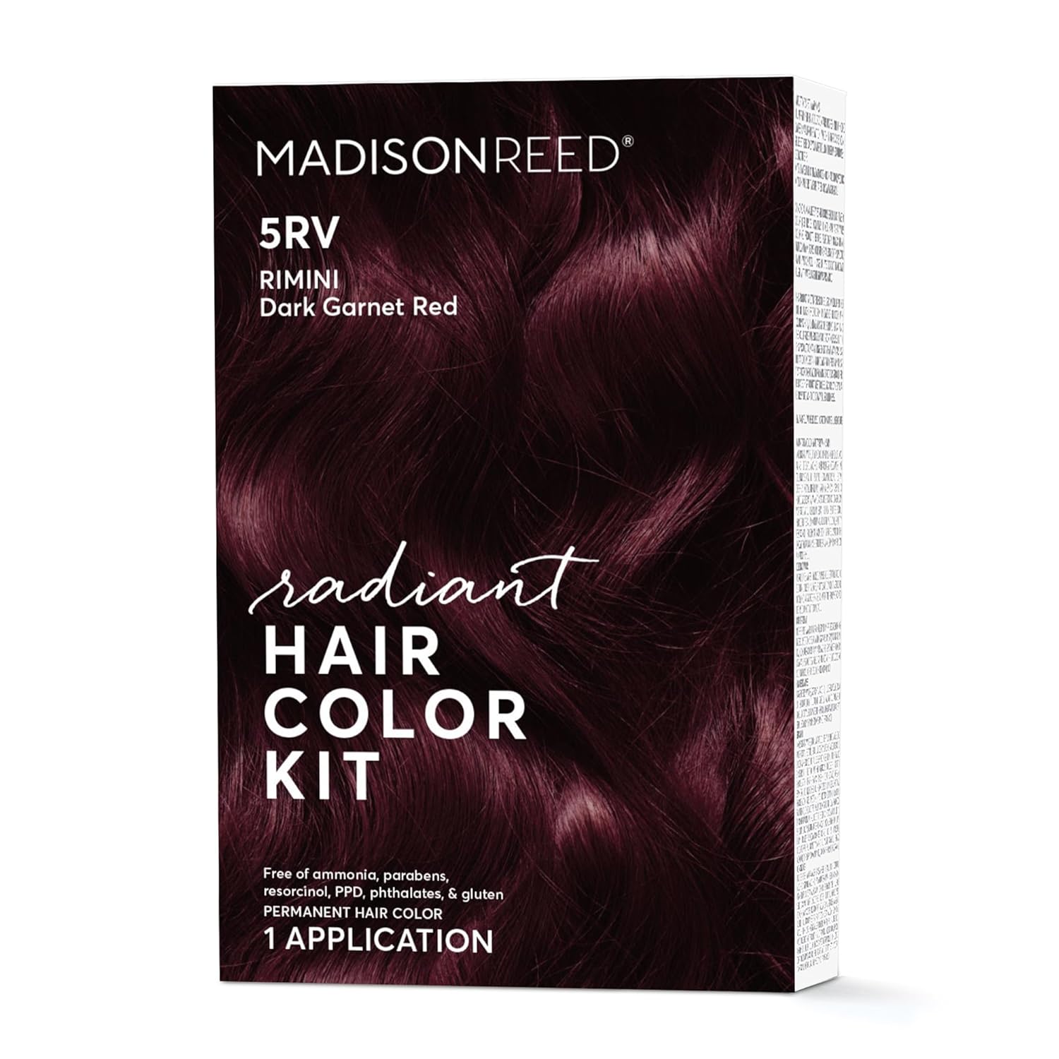 Amazon.com : Madison Reed Radiant Hair Color Kit, Dark Garnet Red for ...