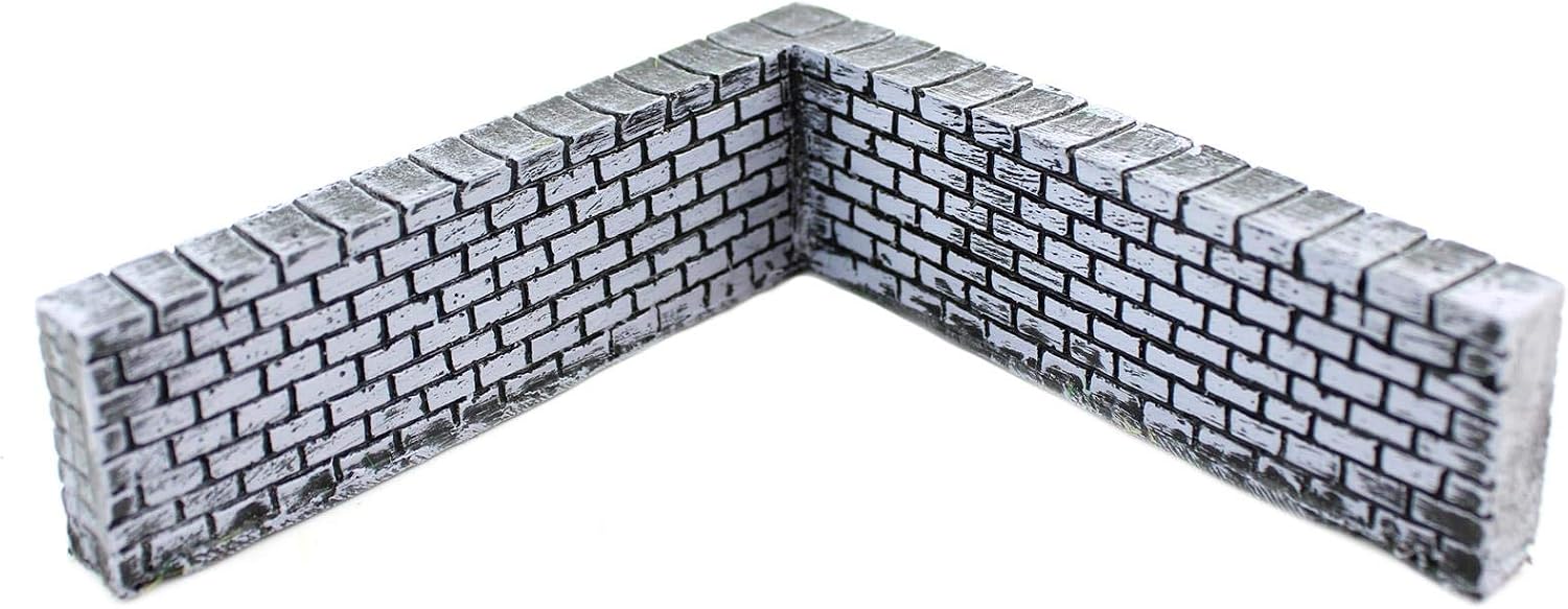 Amazon.com: War World Gaming Brick Built Wall Corners Pre-Painted x 4 ...