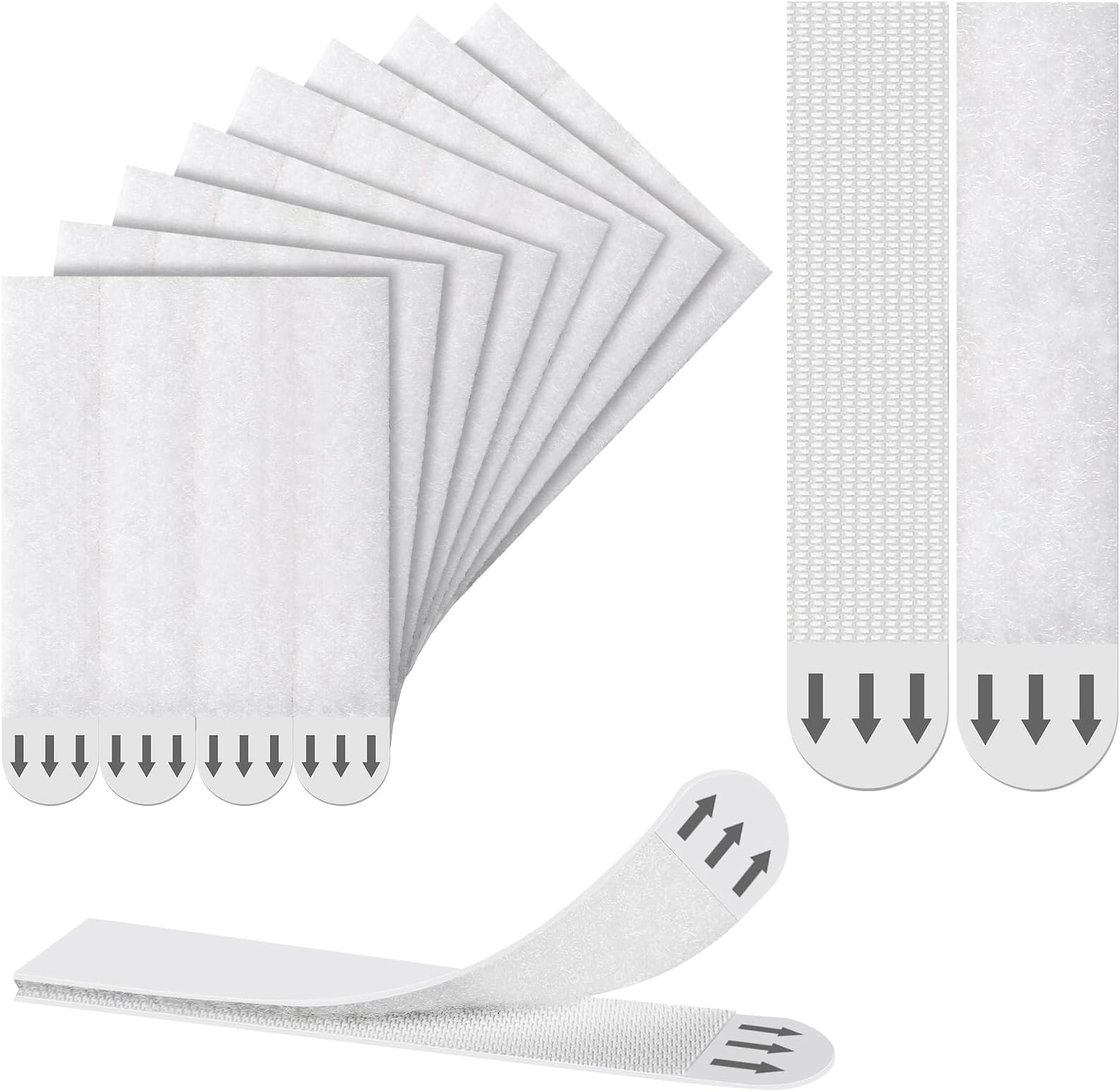 Large Picture Hanging Strips (20 Pairs / 40 Strips) Heavy-Duty, Damage ...
