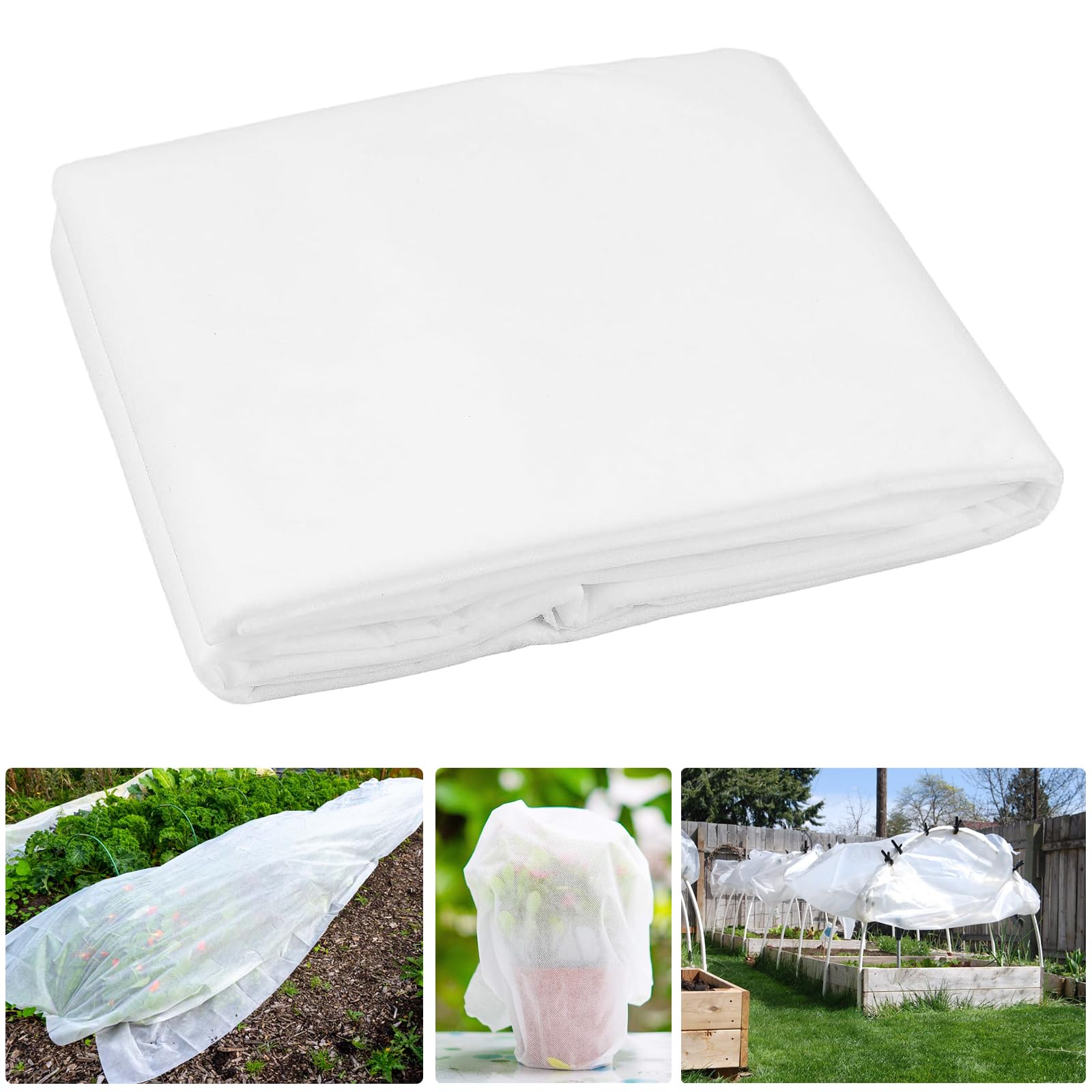YARLANDSUN 10x30ft 0.9oz Floating Row Covers, Frost Plant Covers for ...