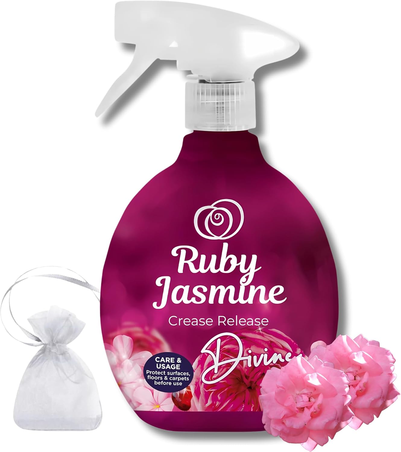 Crease Release Fabric Spray – Divine Ruby Jasmine Fragrance, 500 ml ...