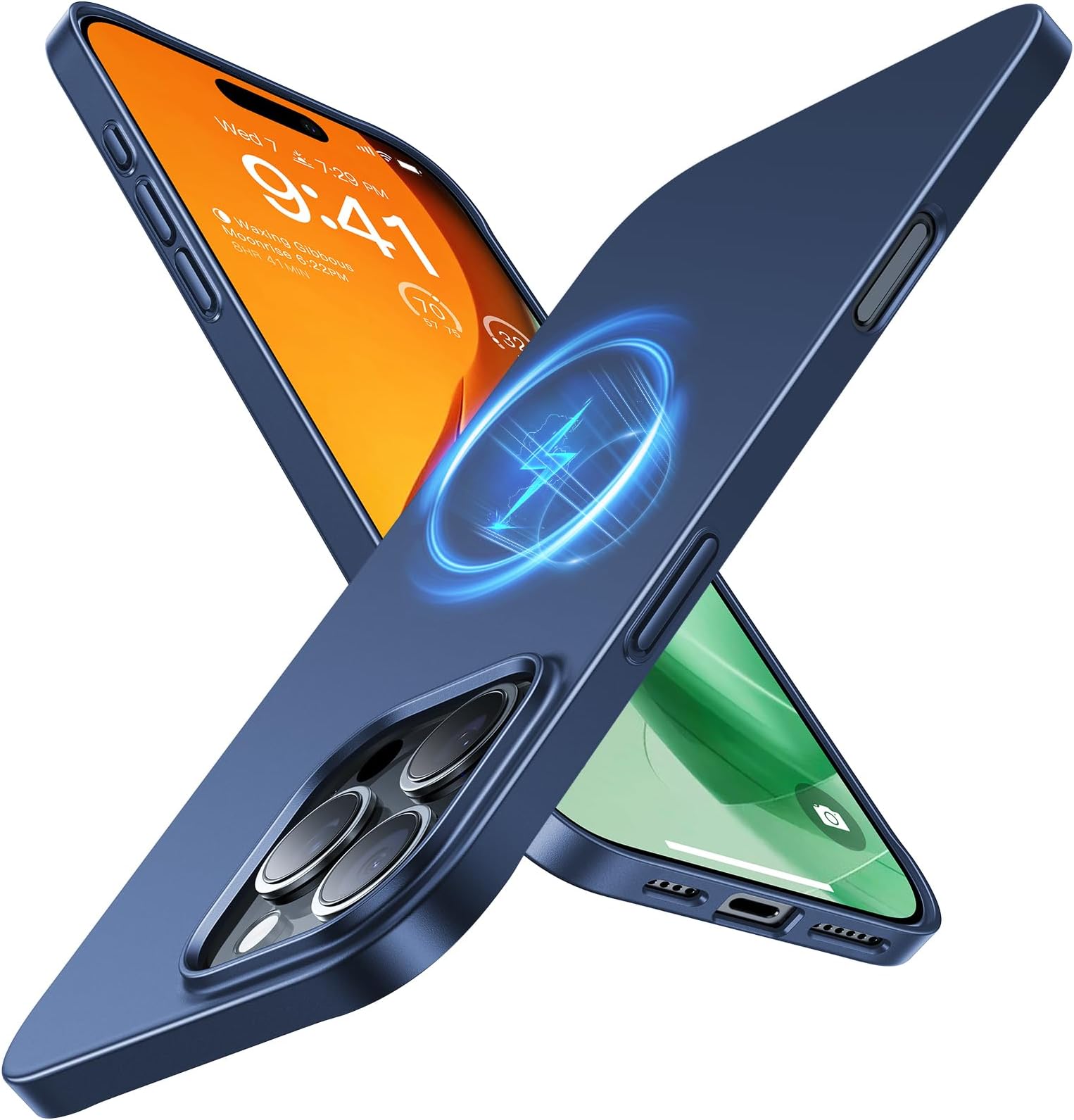 Amazon.com: TORRAS Magnetic Slim Fit for iPhone 16 Pro Case 6.3 inch ...