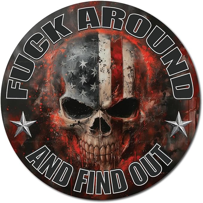 Amazon.com - FAFO Skull Decal - FAFO Decal Sticker for Your Car or ...