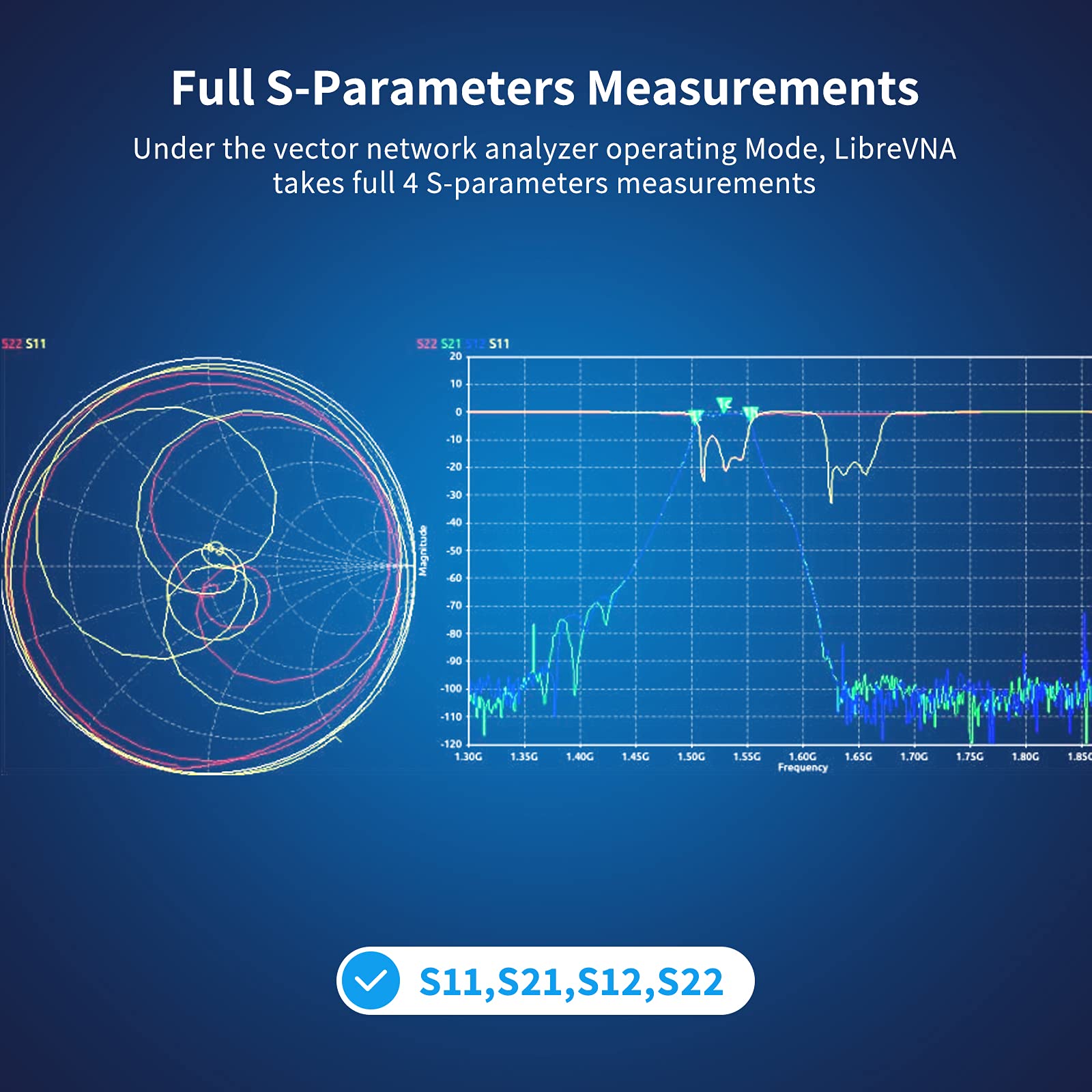 Snapklik.com : LibreVNA Portable NanoVNA Vector Network Analyzer ...