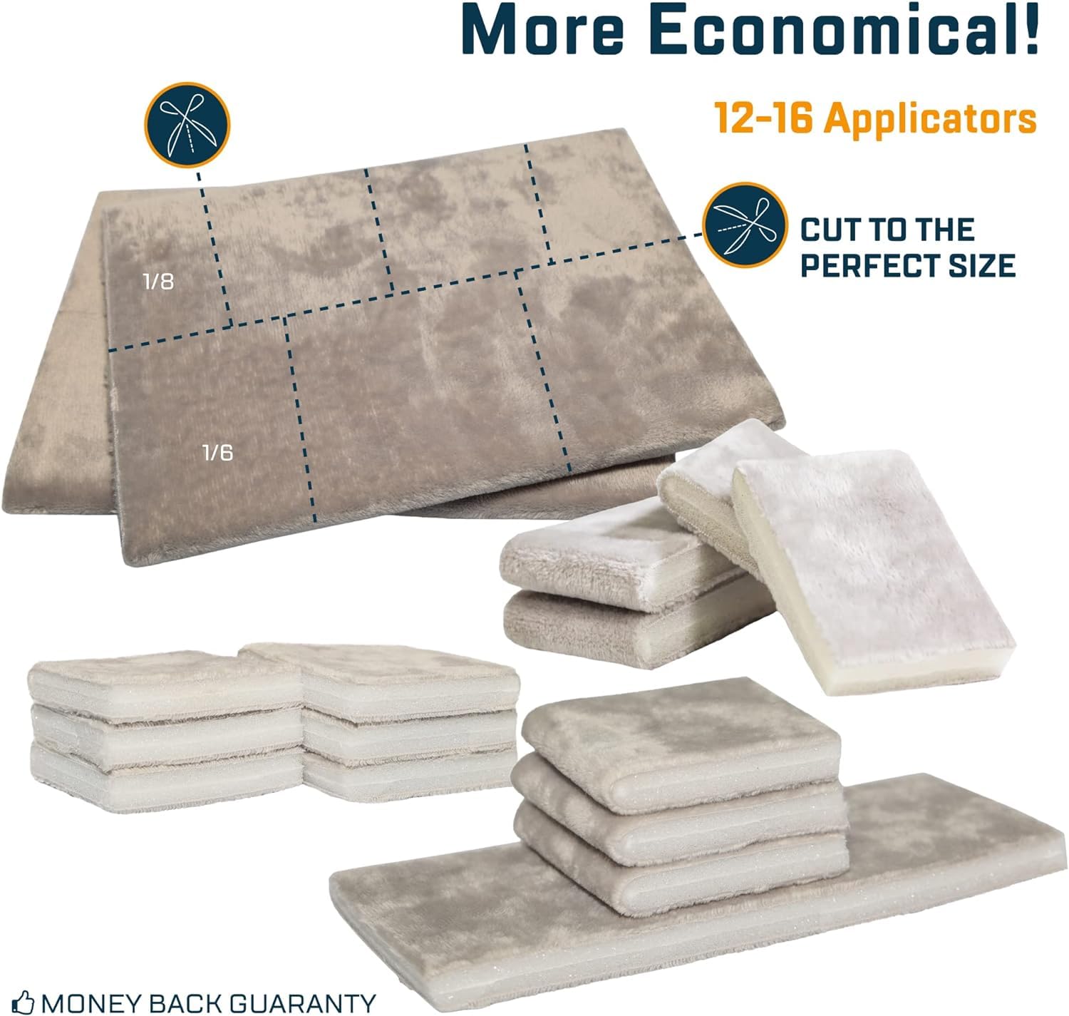 Snapklik.com : MaKRS Stain Pad: Cut-to-Size Wood Stain Applicator Pad ...