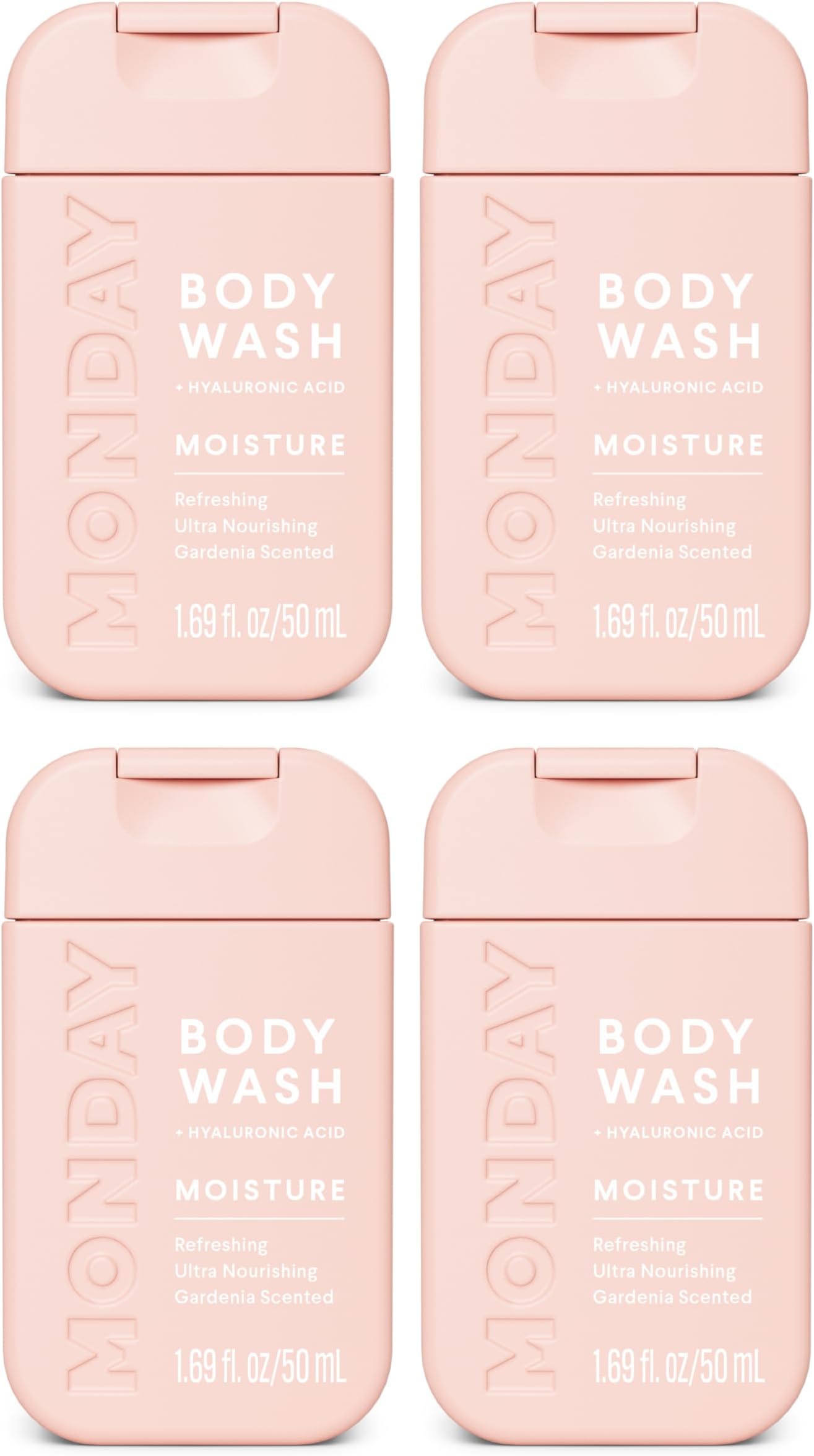 Amazon.com : MONDAY Body Wash Moisture Travel Pack -50ML (4 Pack ...