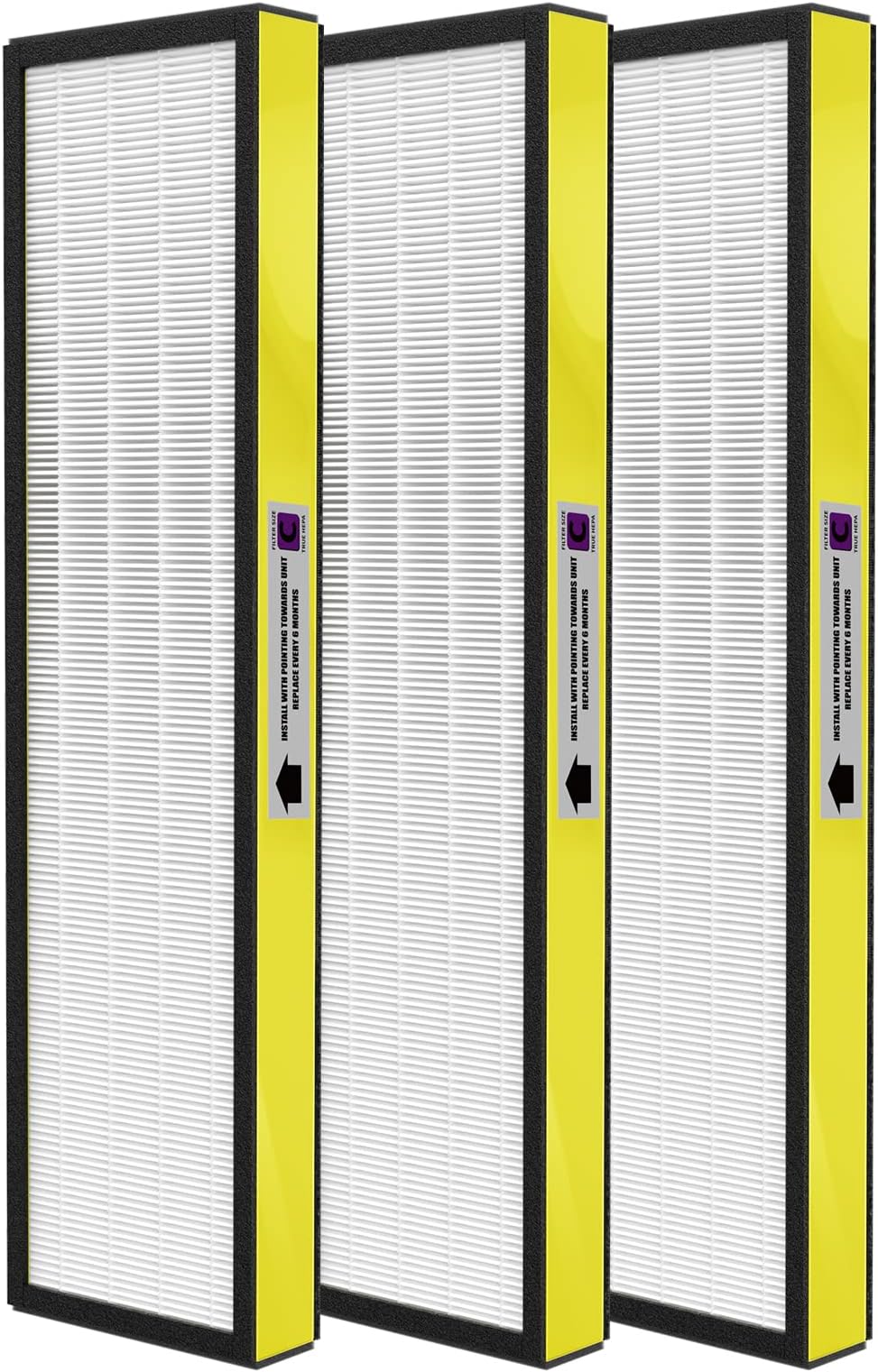 CPGSY FLT5000 HEPA Filter C,3 pack,Compatible with Purifier Models ...