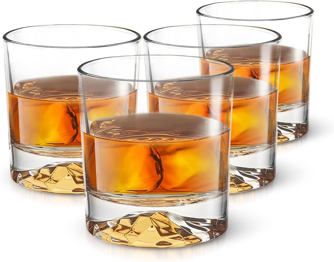 Amazon.com | JBHO Hand Blown Crystal Double Old Fashioned Cocktail ...