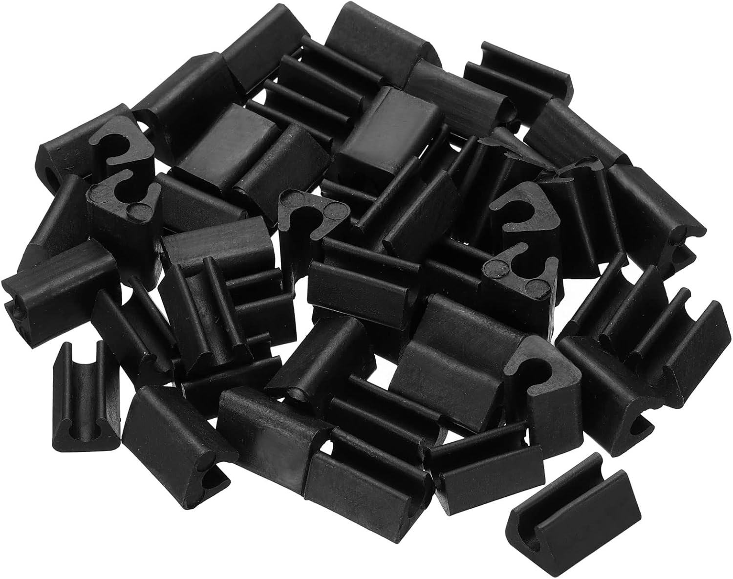 PATIKIL Kitchen Sink Rack Feet, 50 Pack 6mm ID Plastic Sink Protective ...