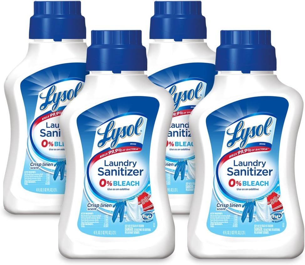 Amazon.com: Lysol Laundry uqcCD Sanitizer Additive, Crisp Linen, 90 ...