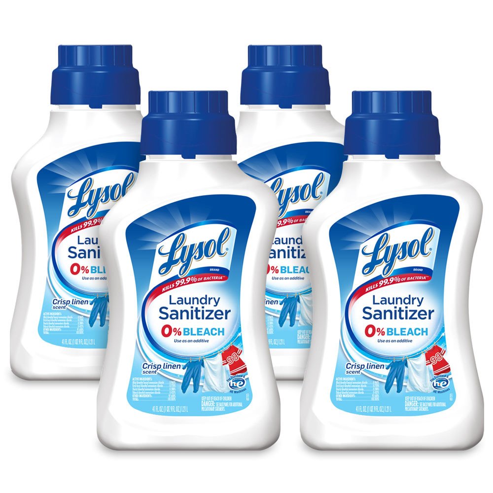 Amazon.com: Lysol Laundry Sanitizer Additive, Crisp Linen, 164oz ...