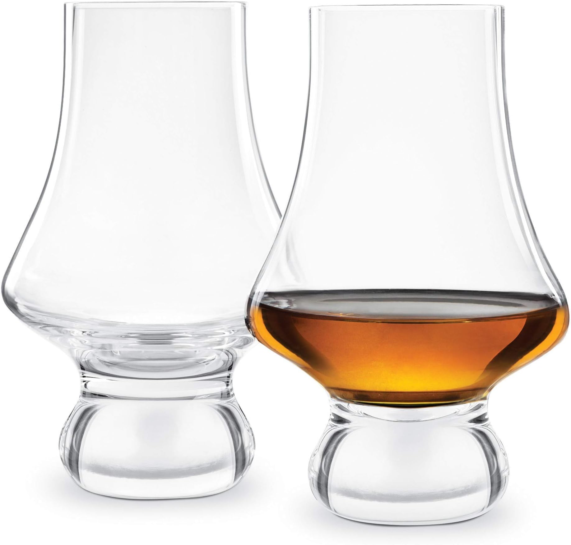 Amazon.com | Final Touch Whiskey Tasting Glasses - Set of 2 Lead-Free ...