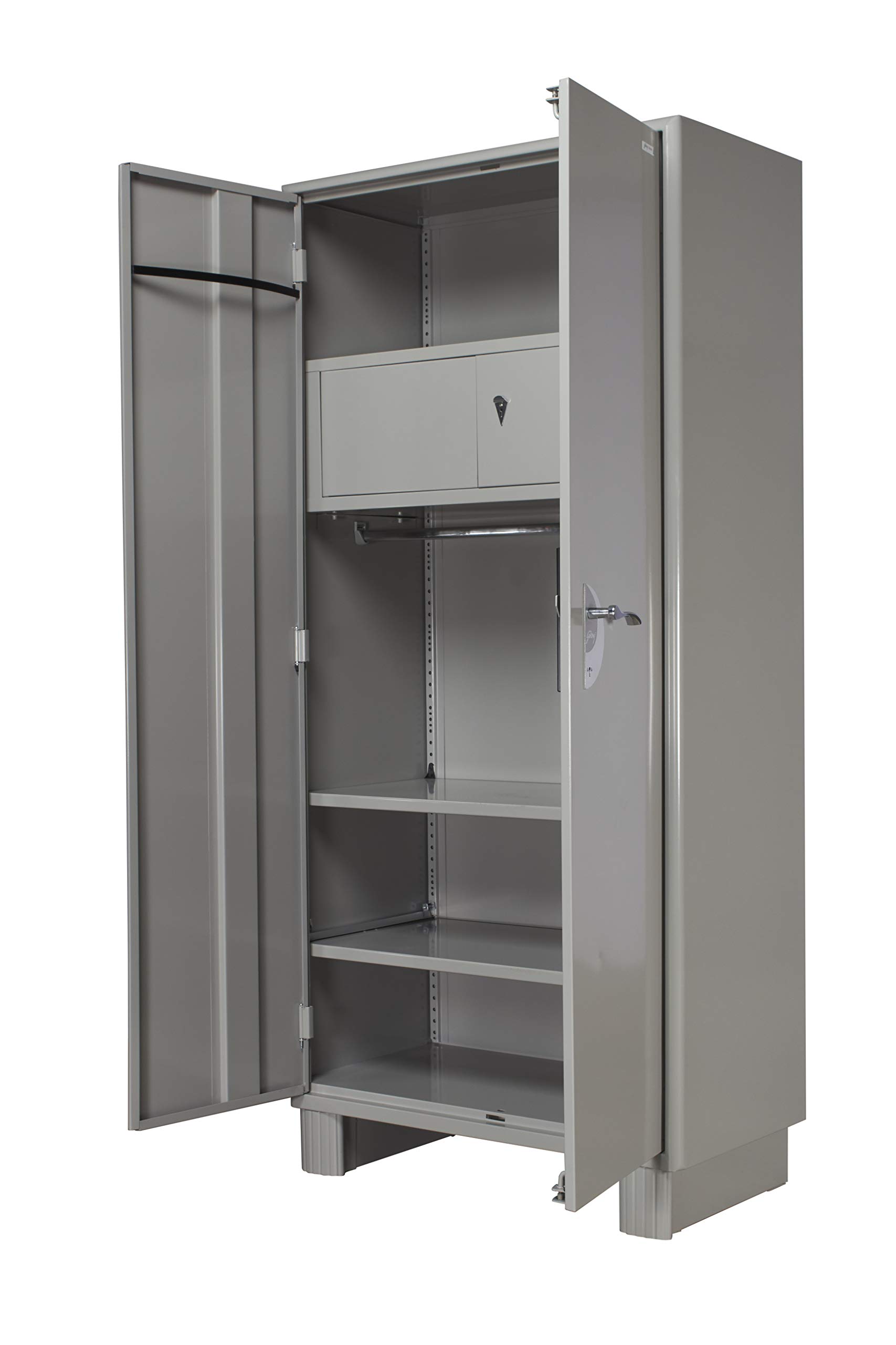 Buy GODREJ INTERIO Storwel M2 Alloy Steel Wardrobe / Almirah Prince ...