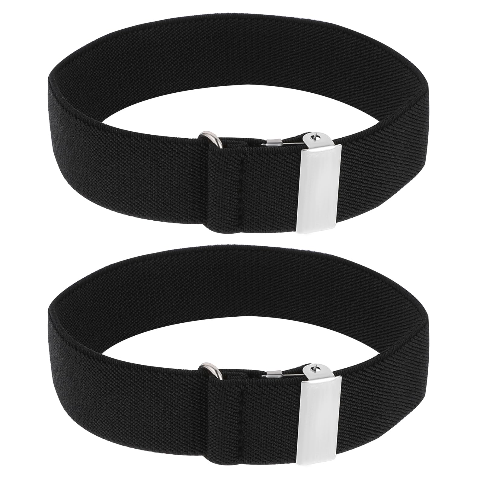 salbsever 2Pcs Shirt Sleeve Garters for Men, Adjustable Anti-Slip Shirt ...