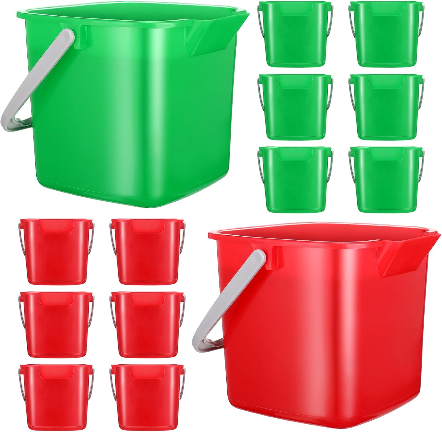 Amazon.com: Zhehao 12 Pcs 6 Quart Cleaning Bucket Small Sanitizing ...