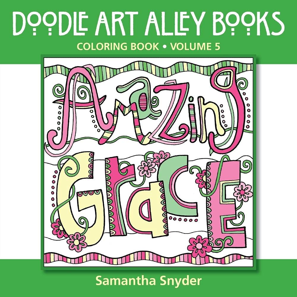Amazon.com: Amazing Grace: Coloring Book (Doodle Art Alley Books ...