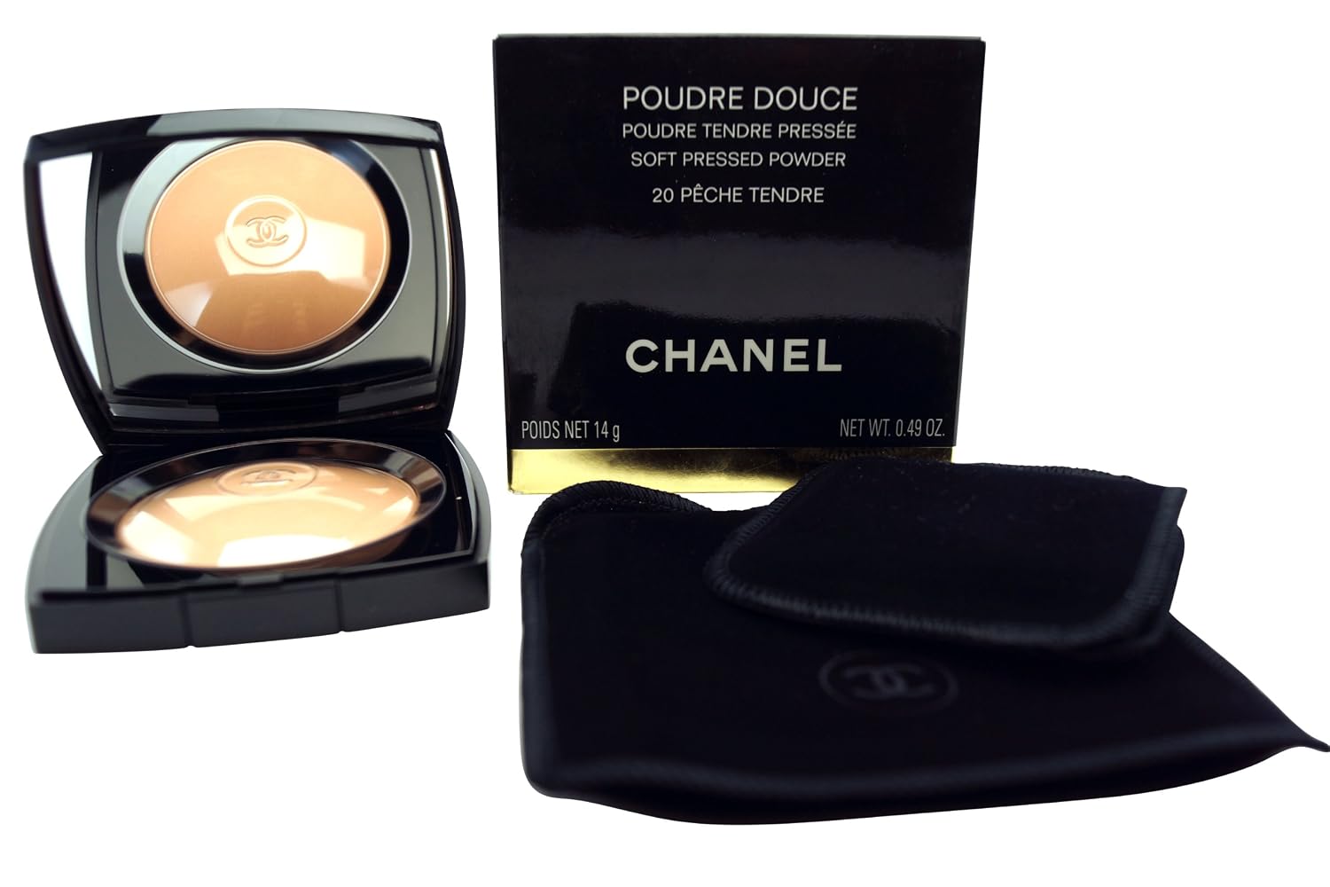 Amazon.com : CHANEL CHANEL Poudre Douce Soft Pressed Powder - No. 20 ...