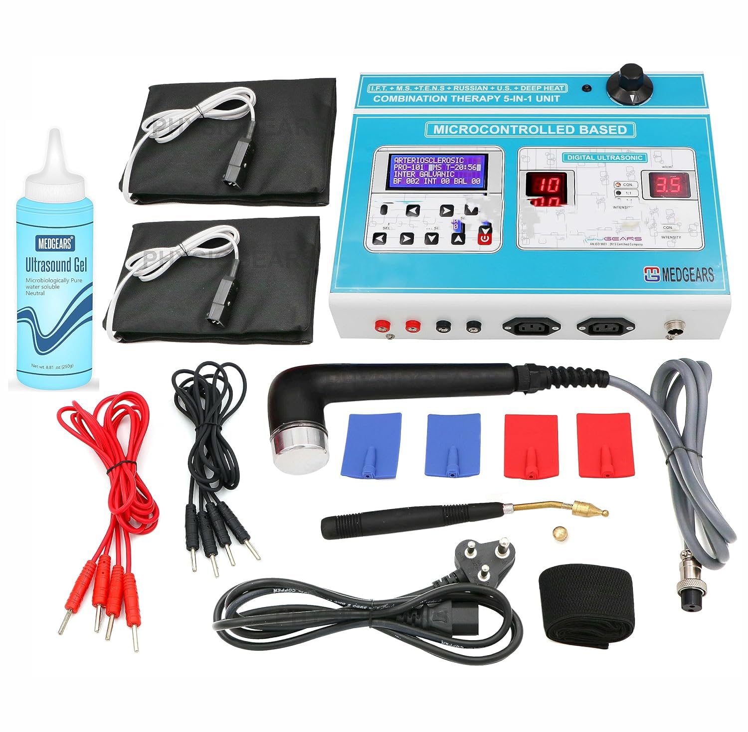 Physiogeers Combination 5 IN 1 LCD 125 Programs Computerized IFT+MS ...