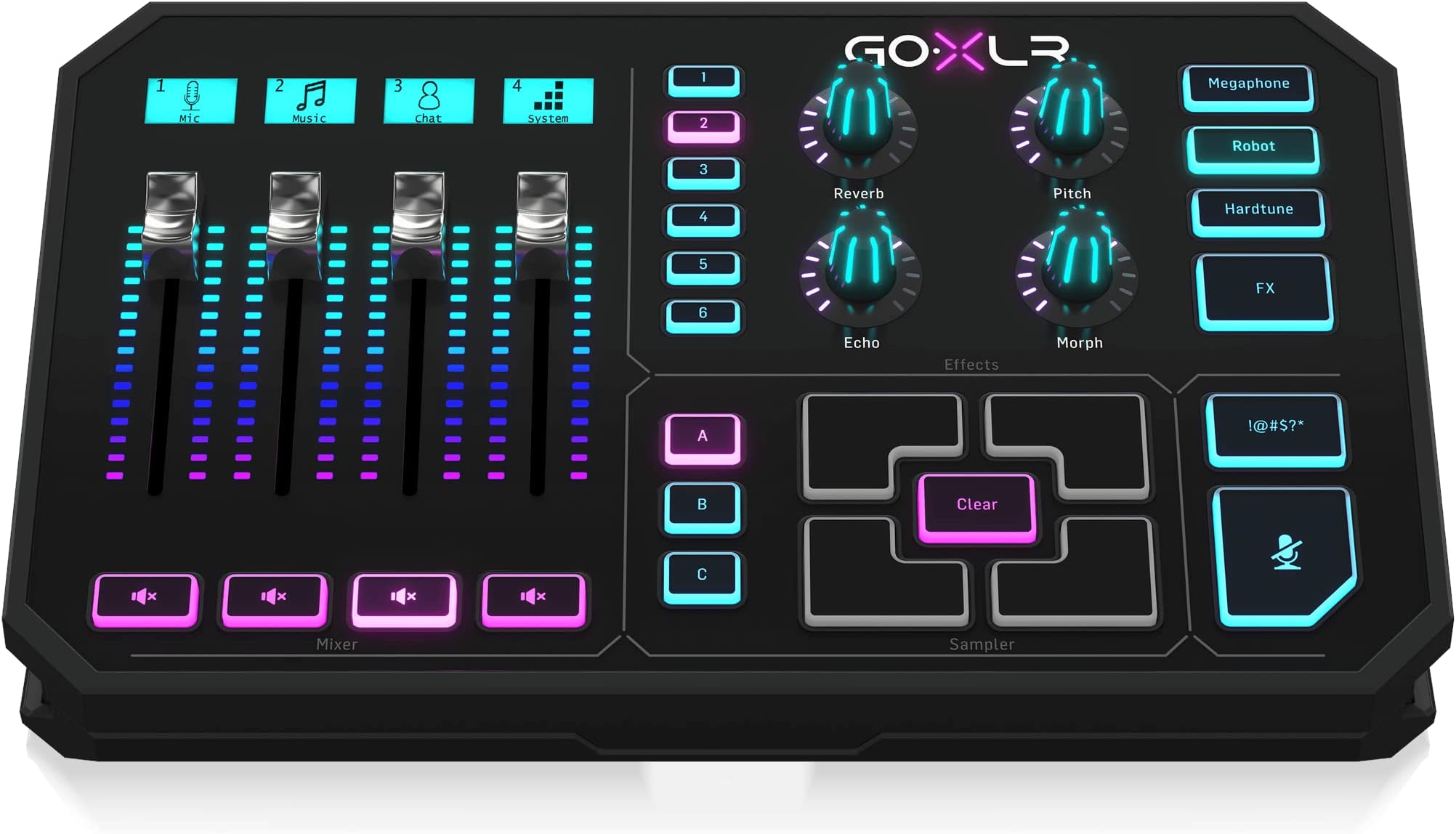 TC Helicon GoXLR Revolutionary online broadcaster platform with 4 ...