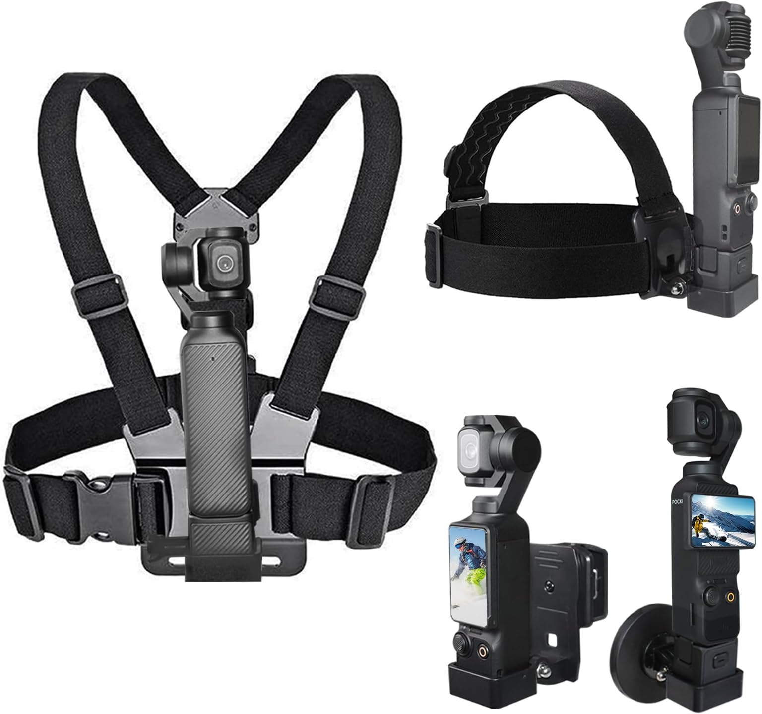 Amazon.com : PellKing 4in1 DJI Osmo Pocket 3 Accessories Kit, Chest ...
