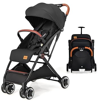Amazon.com : INFANS Lightweight Baby Stroller, Compact Infant with One ...
