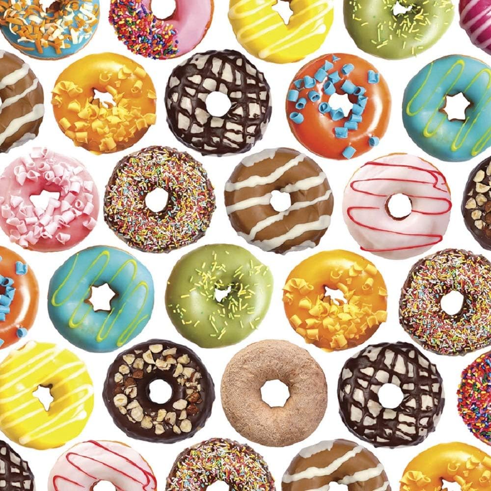 Amazon.com: Delicious Donuts Gift Wrapping Paper Flat Sheet - 24" x 6 ...