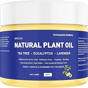 Amazon.com: Tea Tree Oil Balm, Foot Itch Relief Cream, Armpit Rash ...